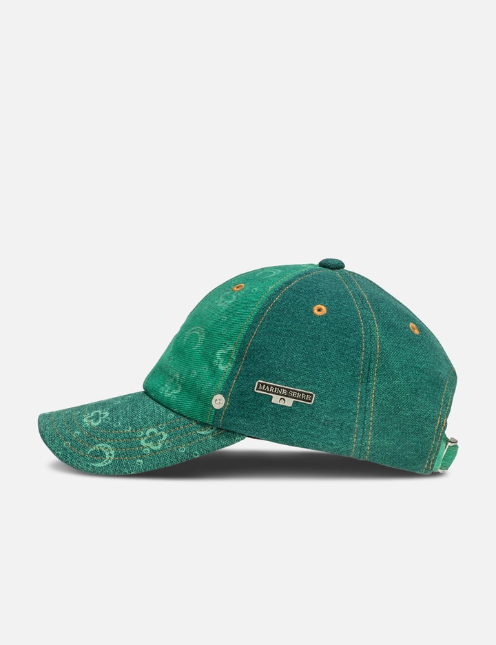 Marine Serre - DENIM MOONOGRAM BELL CAP | HBX - HYPEBEAST 為您搜羅全球潮流時尚品牌