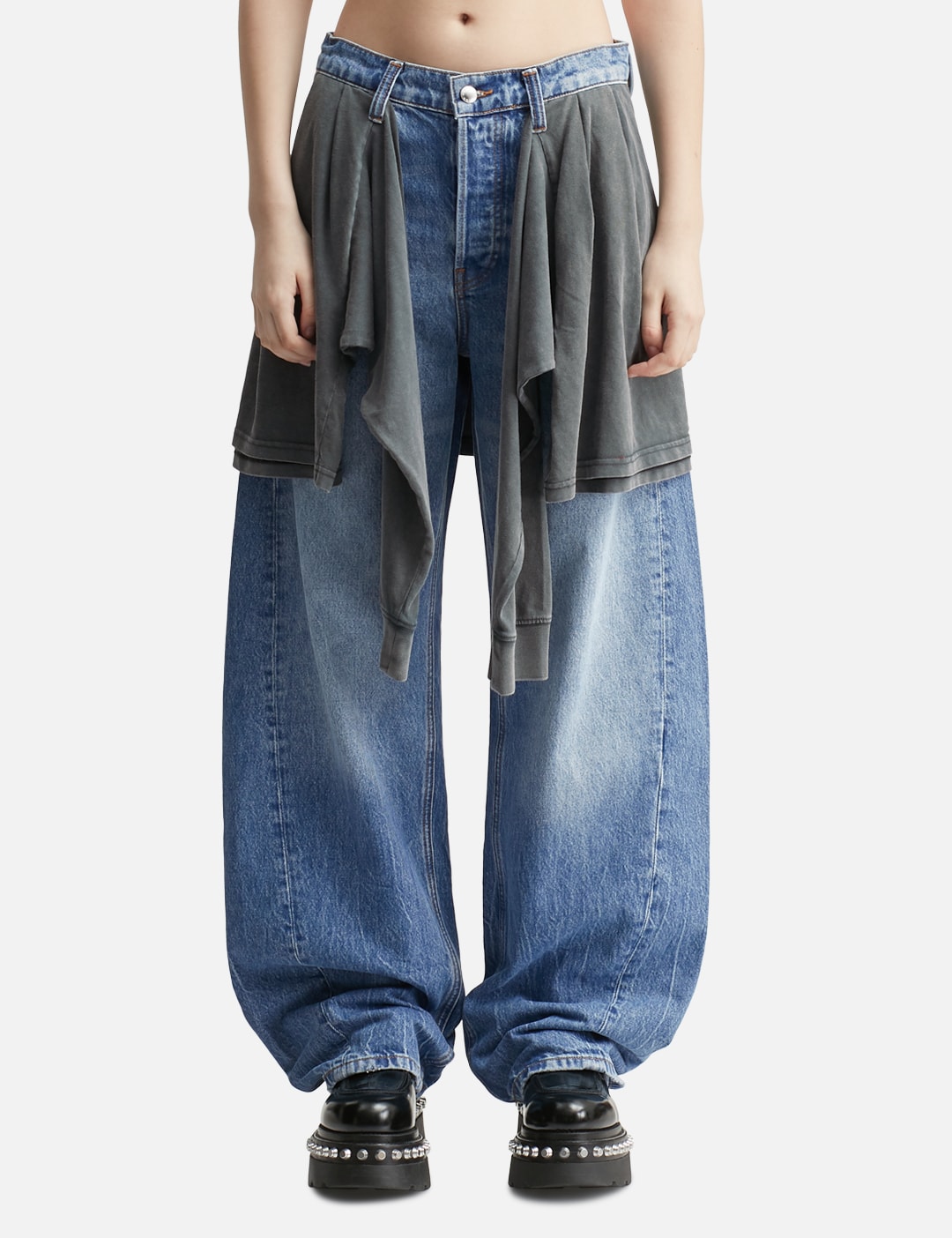 T By Alexander Wang Pre-Styled Balloon Leg Jean - Vintage denim balloon ...