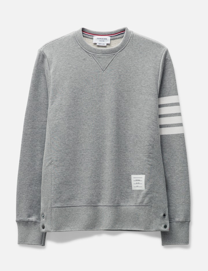 Thom Browne - Loopback Jersey Knit 4-Bar Crewneck Sweatshirt | HBX ...