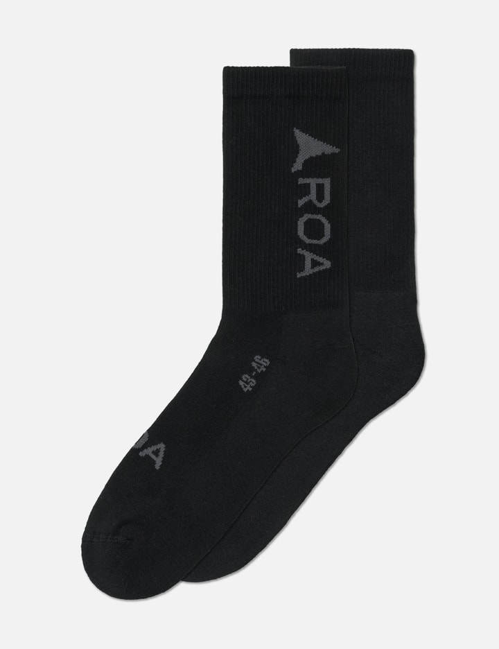 ROA - Logo Socks | HBX - Globally Curated Fashion and Lifestyle by Hypebeast