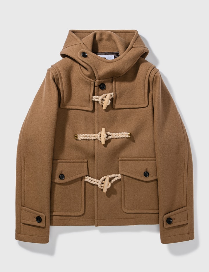Kolor - KOLOR WOOL CASHMERE DUFFLE COAT | HBX