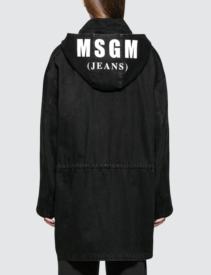 MSGM - Denim Parka Jacket | HBX - Globally Curated Fashion and Lifestyle by Hypebeast