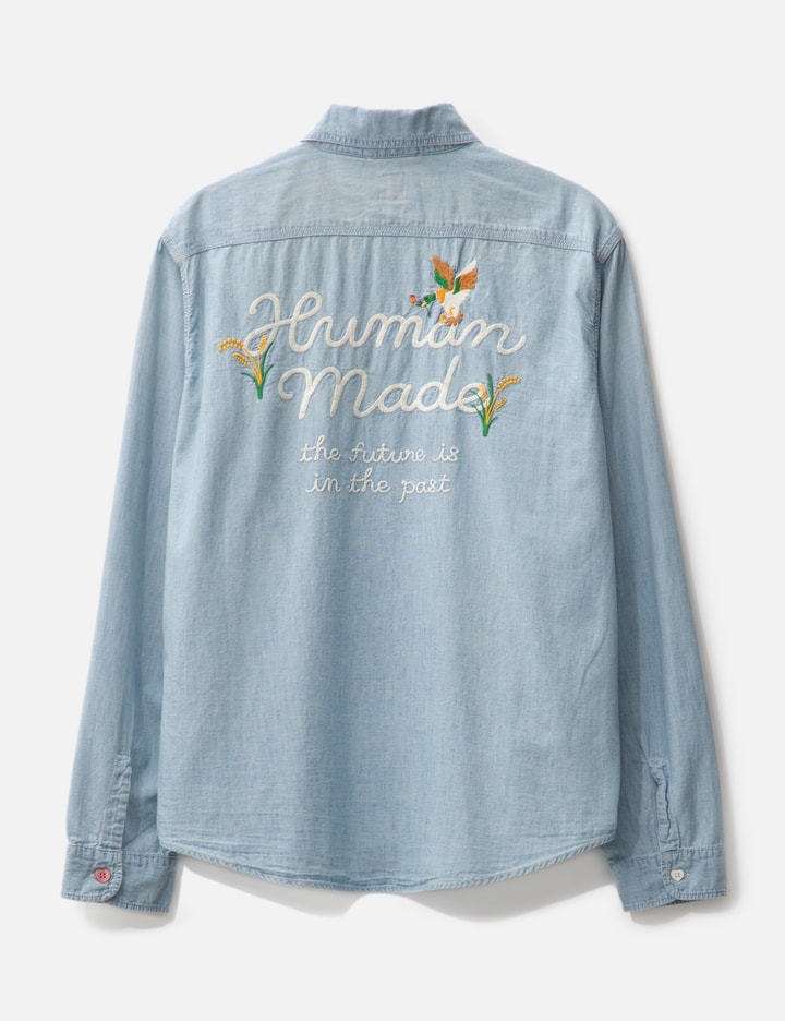 Human Made - CHAMBRAY WORK SHIRT | HBX - Globally Curated Fashion and ...