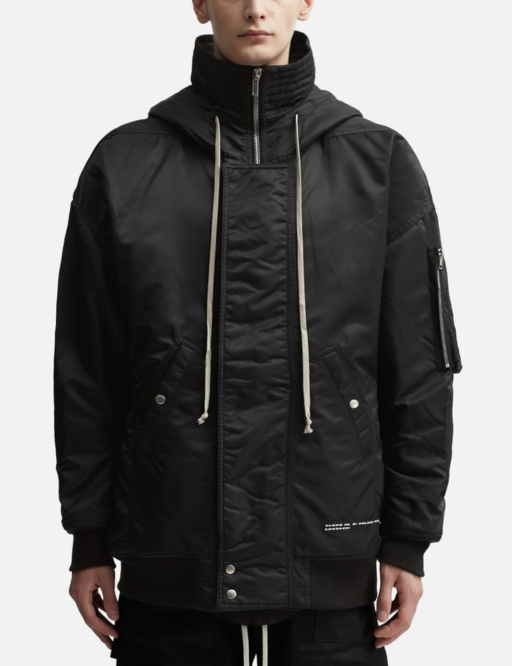Rick Owens Drkshdw - Hooded Long Bomber | HBX