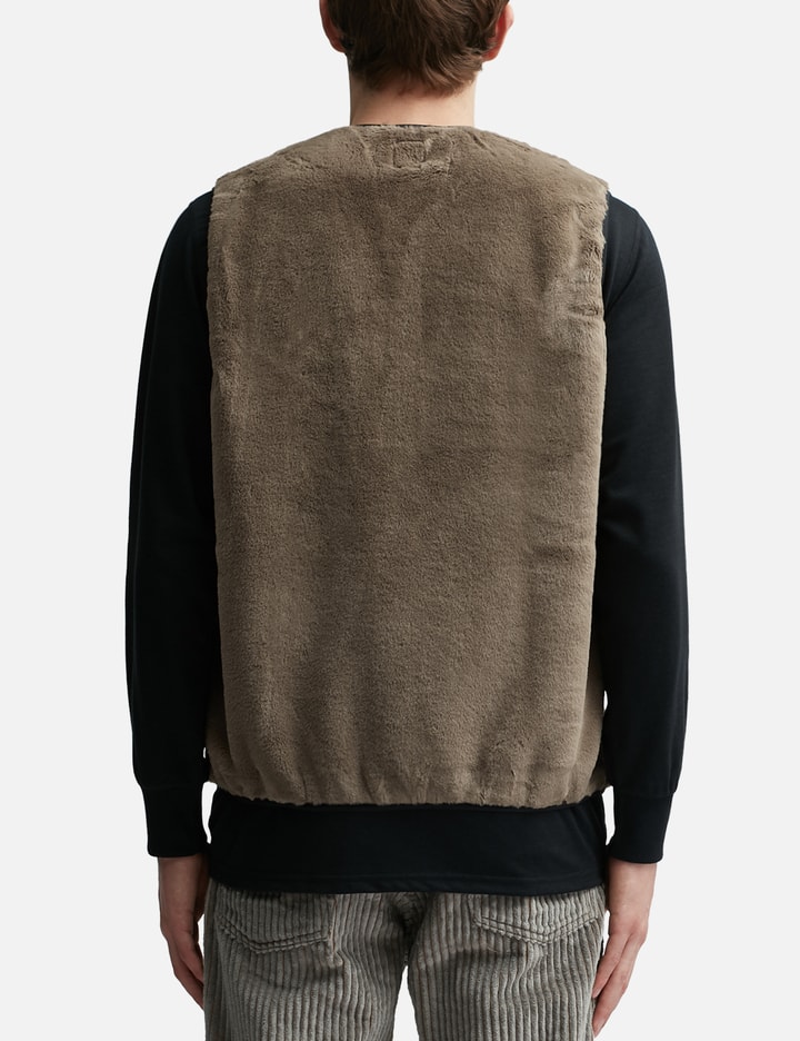 South2 West8 - Micro Fur Piping Vest | HBX