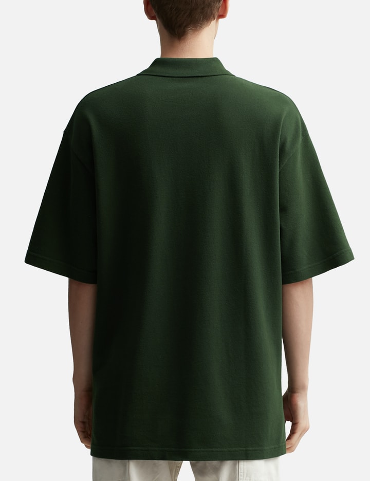 Maison Kitsuné - Bold Fox Head Patch Oversize Polo | HBX - Globally ...