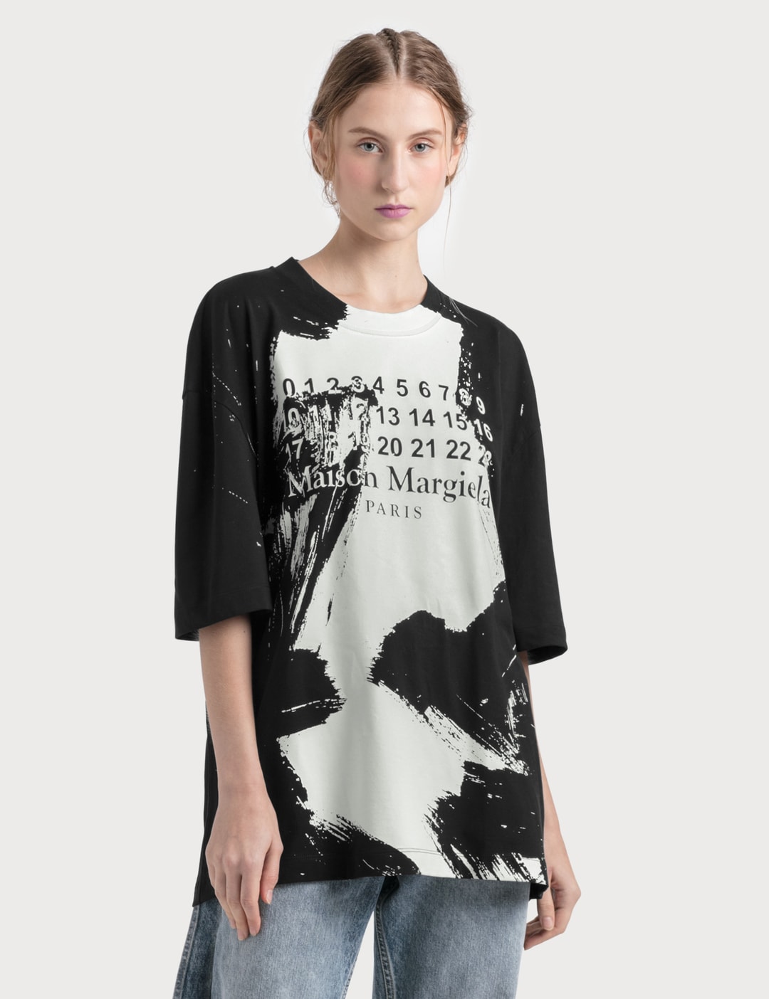 Maison Margiela - Number Logo Print T-shirt | HBX