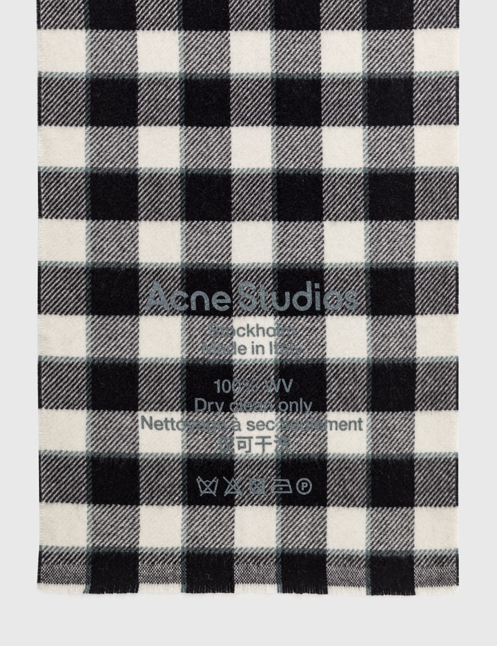 Acne Studios - Check Wool Scarf | HBX - Globally Curated Fashion and ...