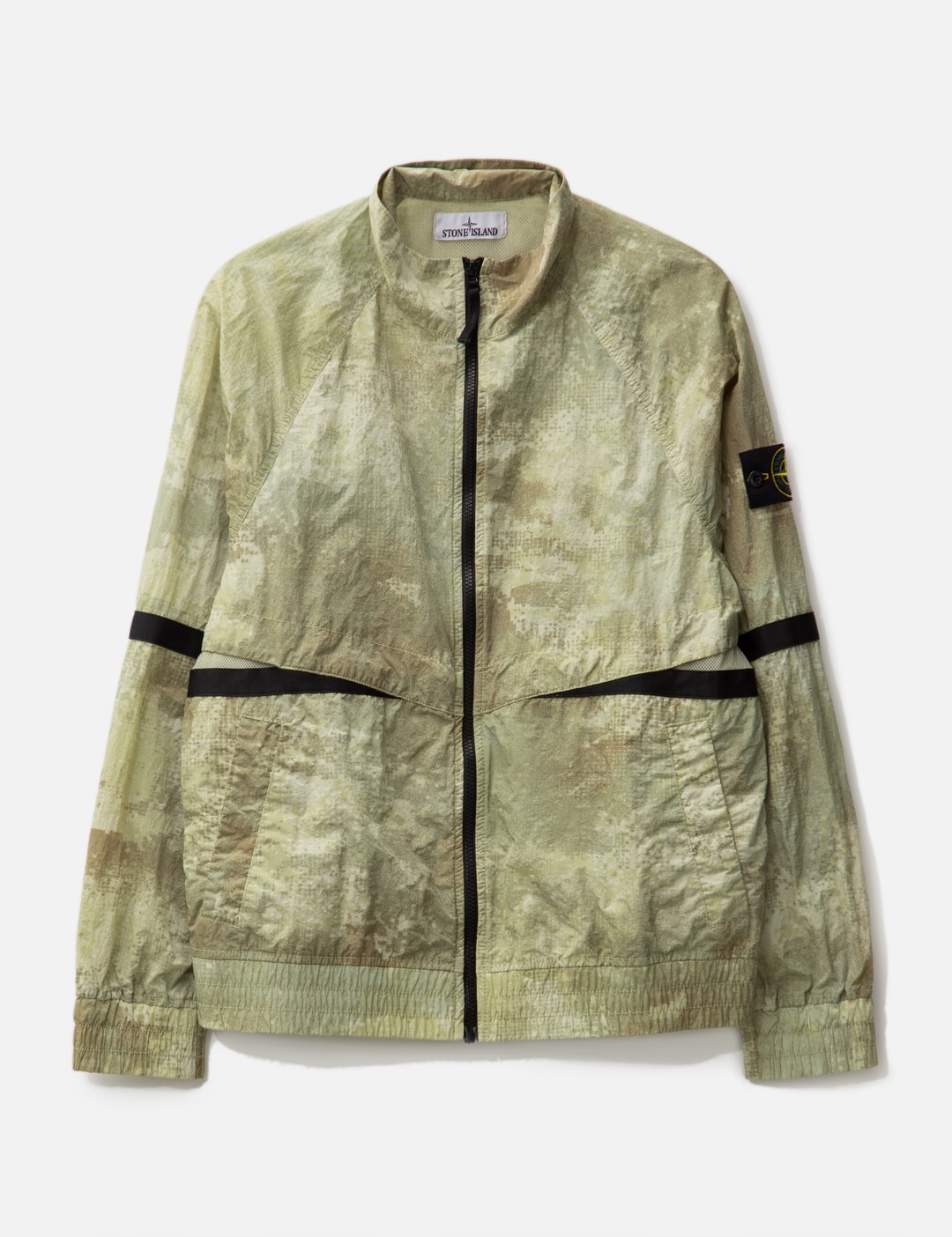 Stone Island - Dissolving Grid Camo On Econyl® Regenerated Nylon ...