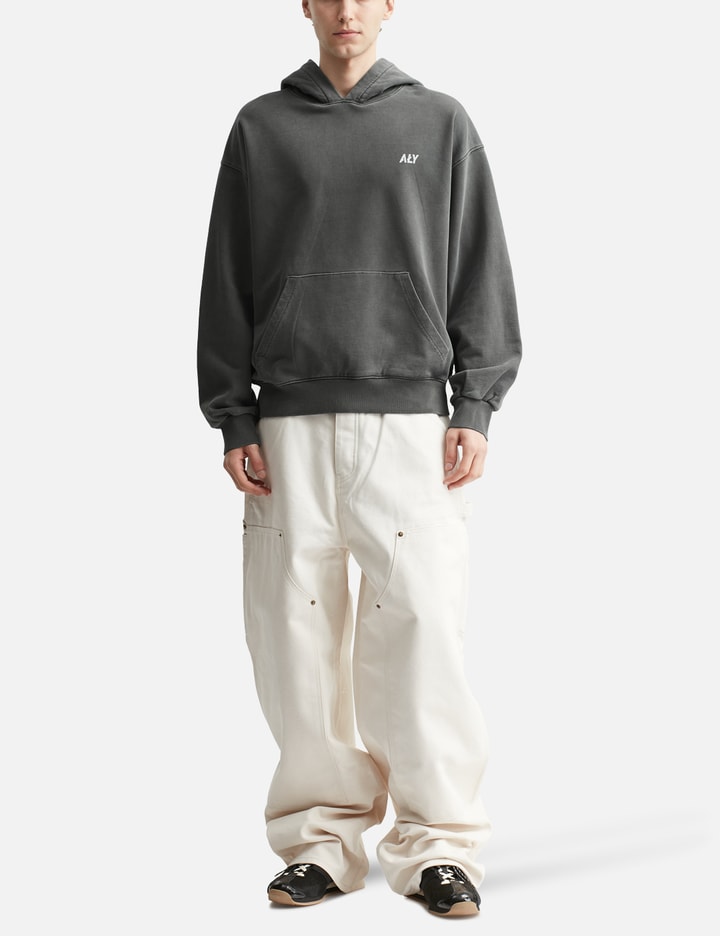 Aly - "Good Vibes Grey Washed Out" Hoodie | HBX