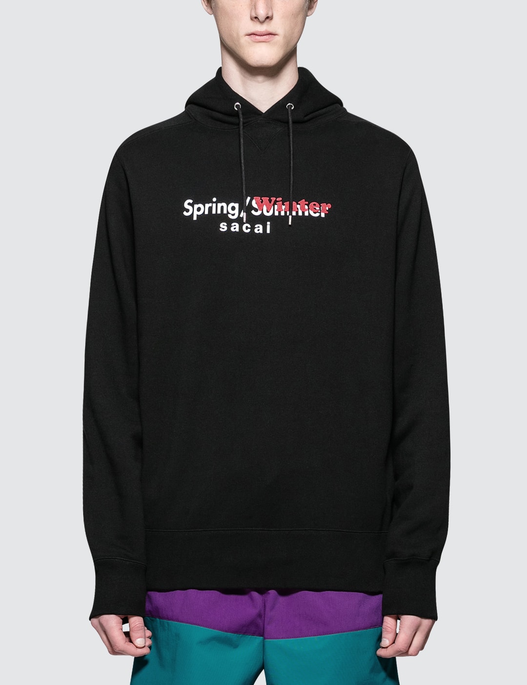 Sacai - Sweat Printed Hoodie | HBX - Globally Curated Fashion and ...