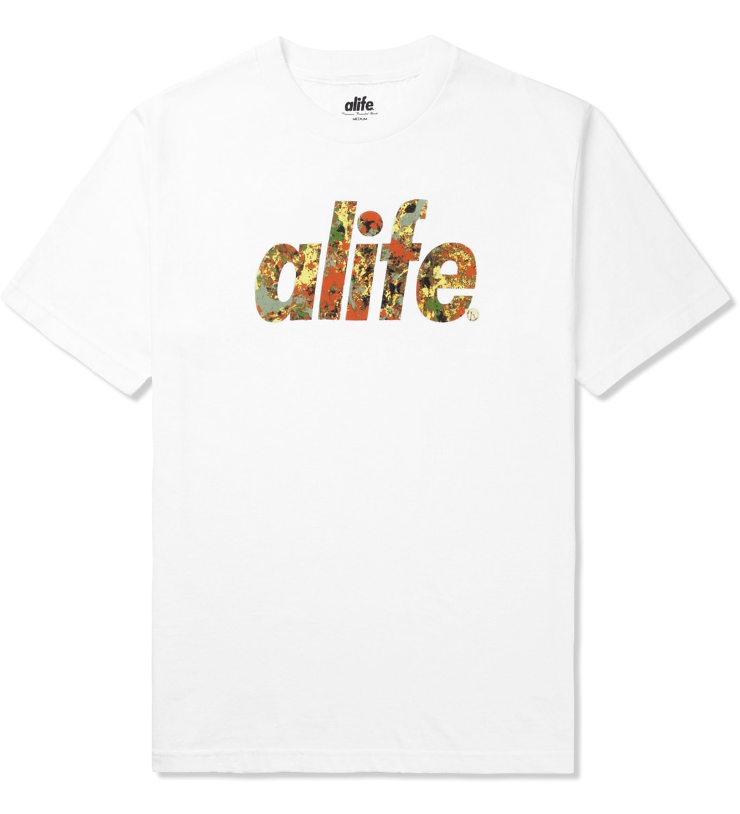 ALIFE - White Stoned Roses Core T-shirt | HBX - Globally Curated ...