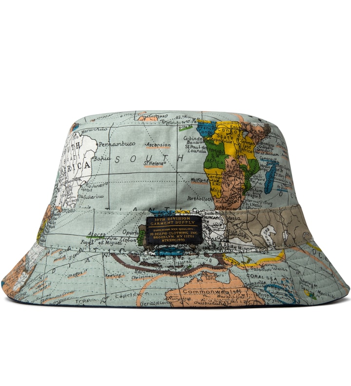 10.Deep - Multicolor Thompson Maps Bucket Hat | HBX - HYPEBEAST 為您搜羅全球 ...