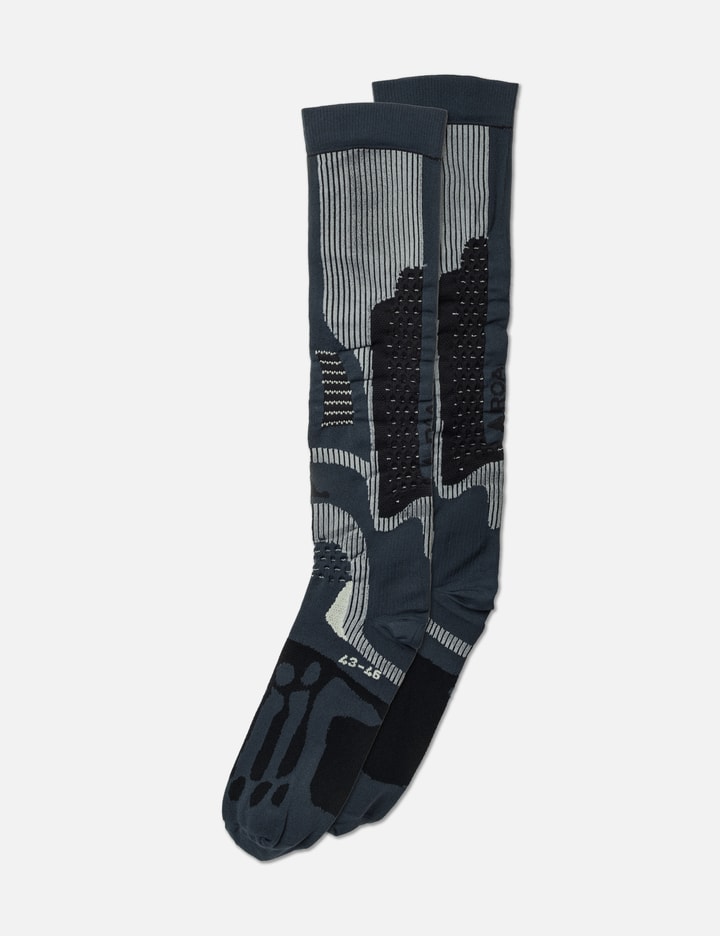 ROA - Bones Long Socks | HBX - Globally Curated Fashion and Lifestyle by Hypebeast