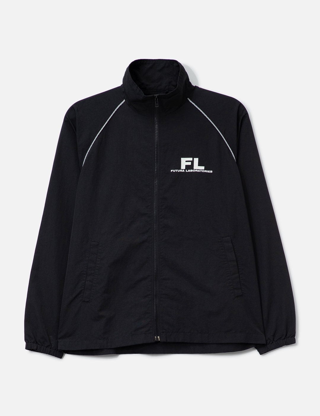FUTURA LABORATORIES Reflective Nylon Jacket - 黑色反光尼龍外套，狀況良好 | HBX