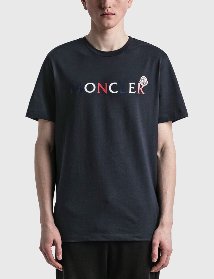 Moncler - Logo Rubberized Print T-shirt | HBX - Globally Curated ...