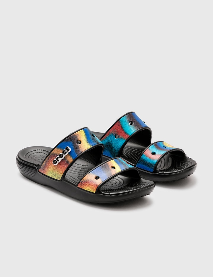 Crocs - CLASSIC CROCS SPRAY DYE SANDAL | HBX - Globally Curated Fashion ...