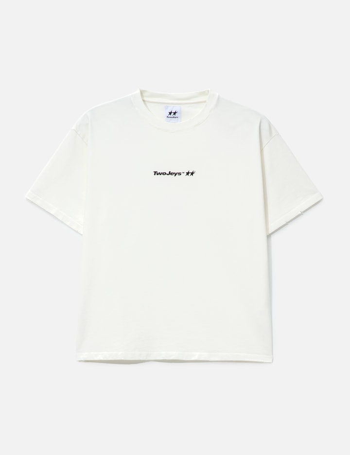 TwoJeys Icon Vintage White T-Shirt - Organic cotton loose-fit tee with ...