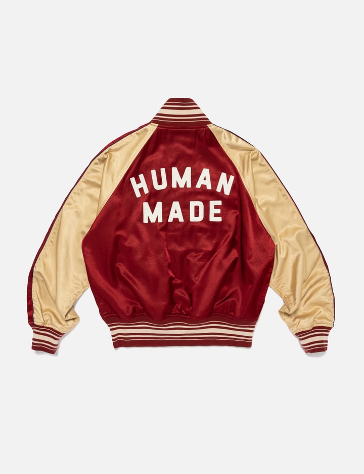Human Made Reversible Satin Jacket - Reversible glossy satin with ...