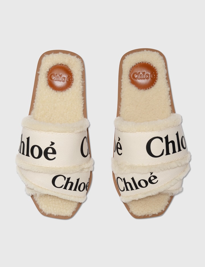 Chloé - Woody Shearling Slide | HBX - HYPEBEAST 為您搜羅全球潮流時尚品牌