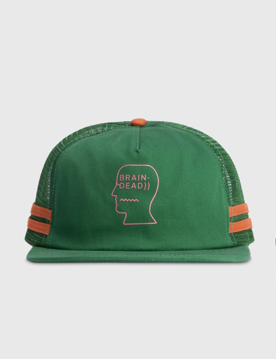 Brain Dead - Logo Head 5 Panel Trucker Cap | HBX - Globally Curated ...
