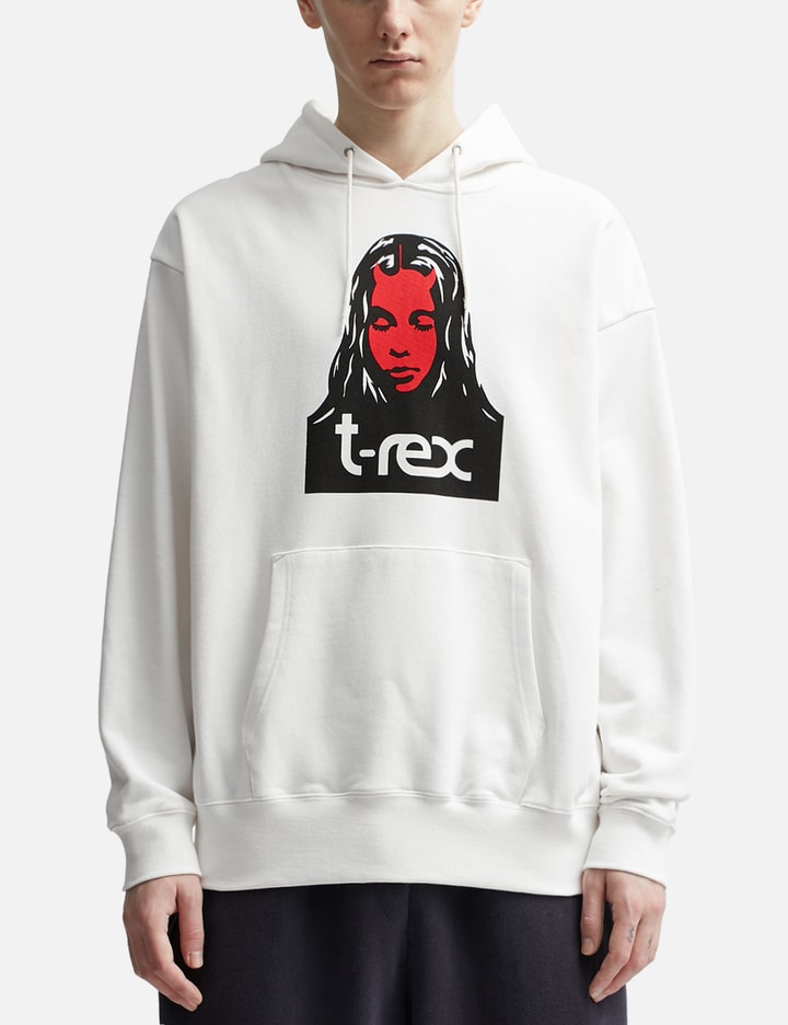 X-Girl X-girl × T-REX Sweat Hoodie - Limited collab hoodie with bold T ...