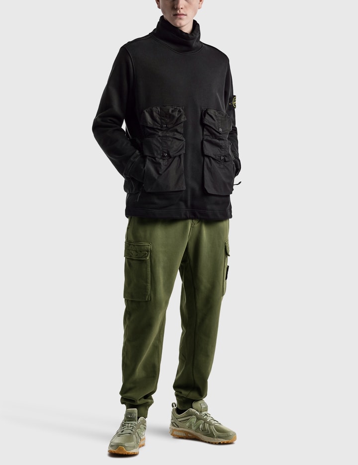 Stone Island - Funnel Collar Sweatshirt | HBX - Globally Curated ...