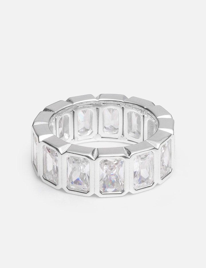 Hatton Labs - EMERALD CUT ETERNITY RING | HBX