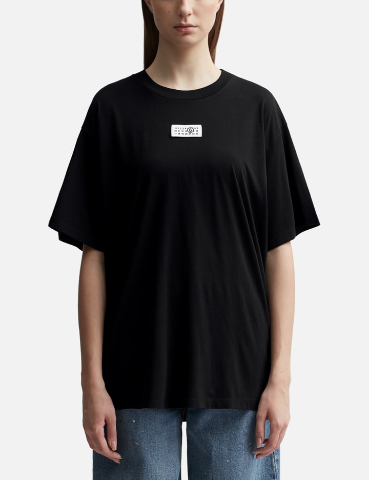 MM6 Maison Margiela - Ribbed Neck T-Shirt | HBX - Globally Curated ...