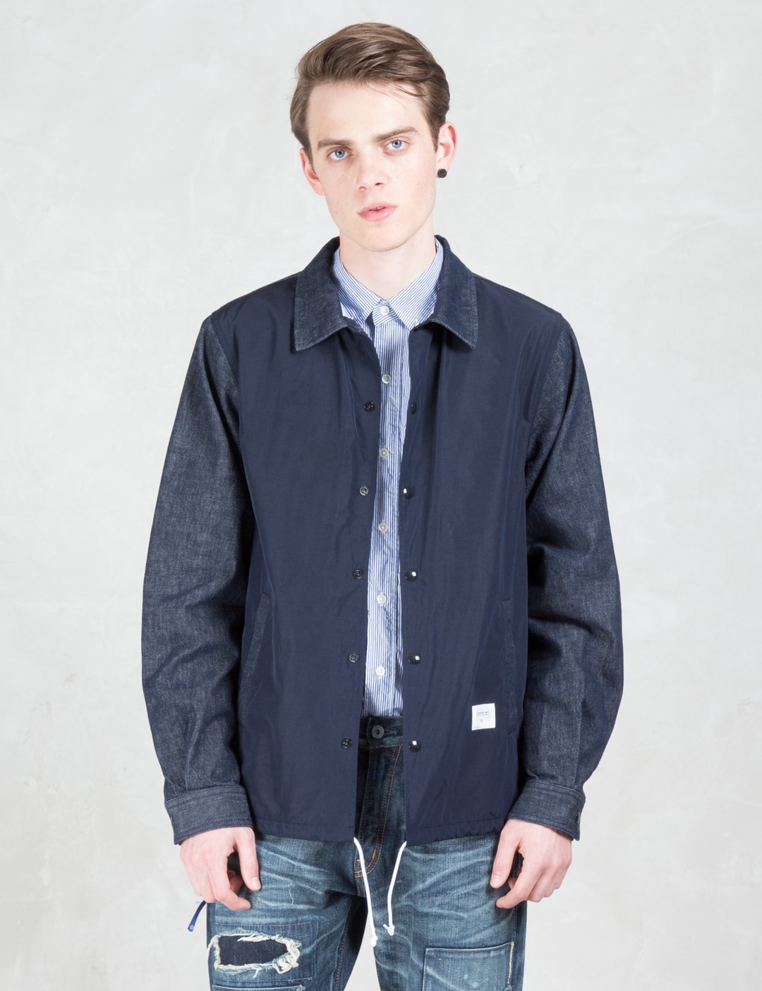 Denim By Vanquish & Fragment - Denim Coach Jacket | HBX - ハイプビースト ...