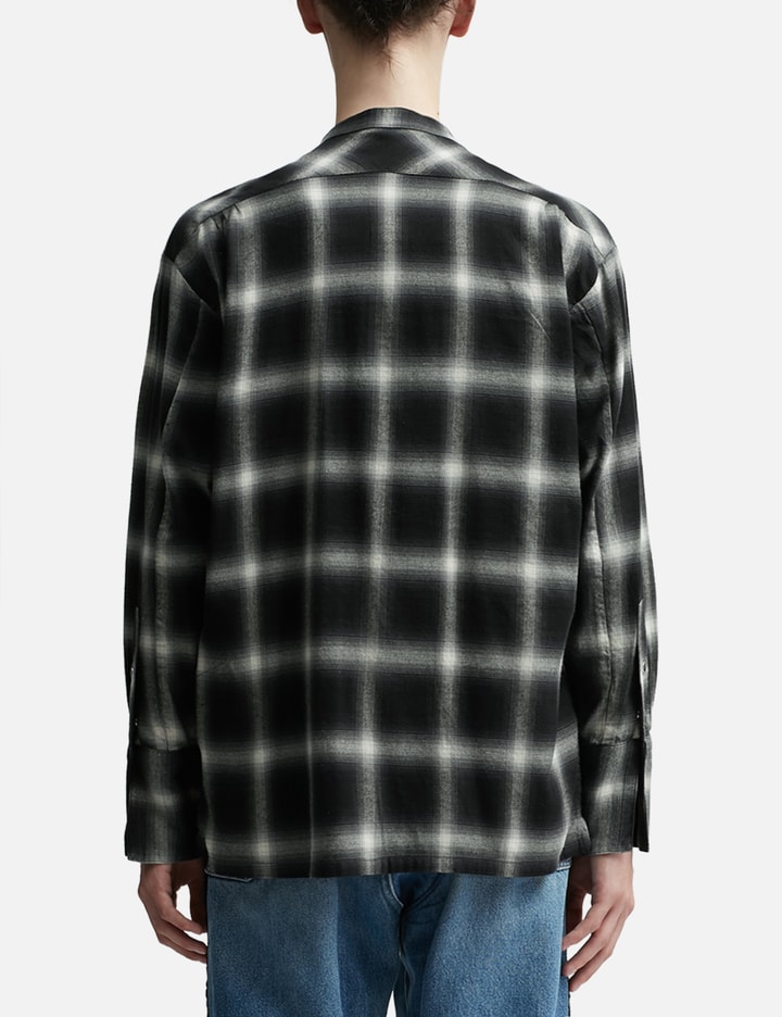 GREG LAUREN - Black White Plaid Western Studio Shirt | HBX