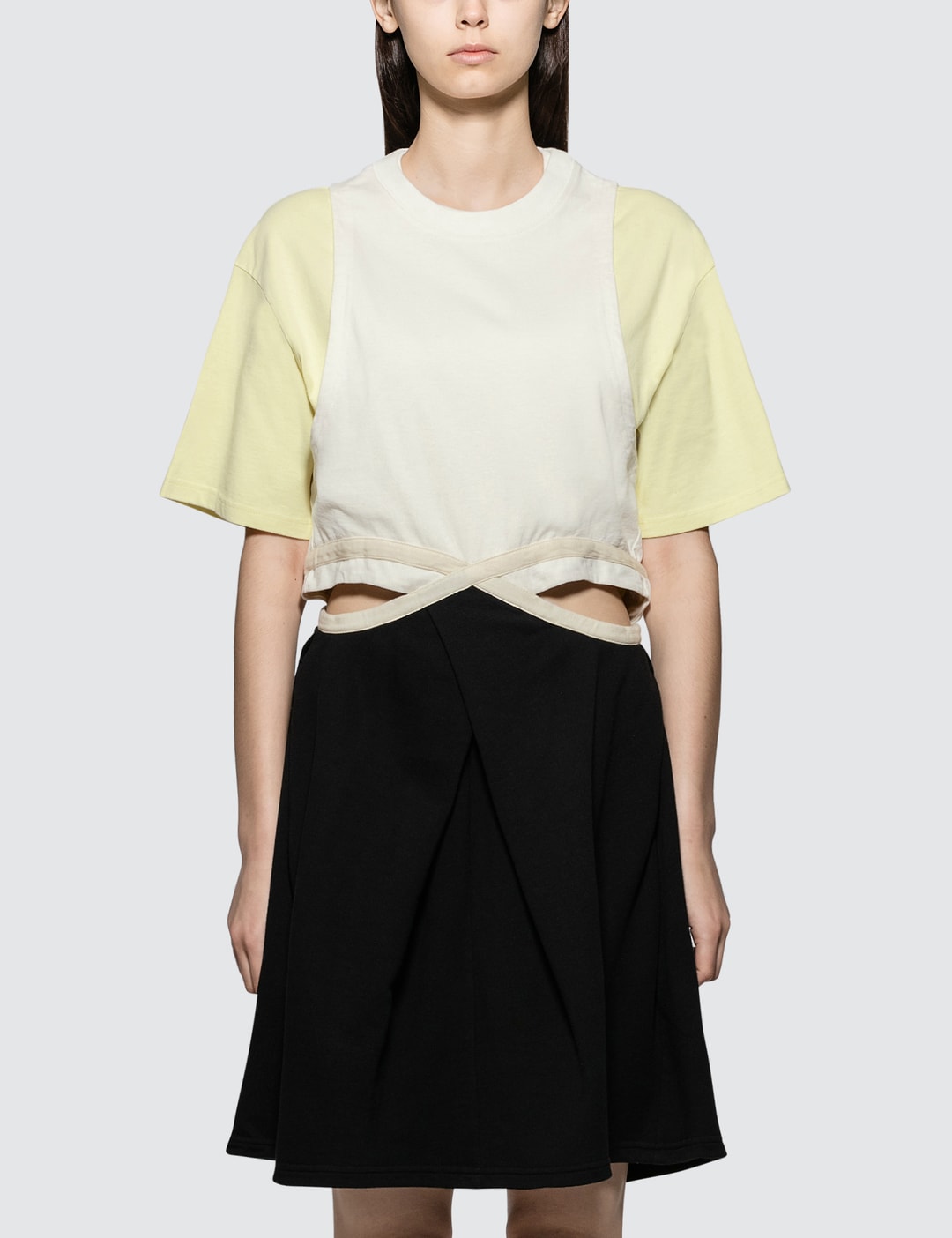 JW Anderson - Contrast Cut Out Dress | HBX