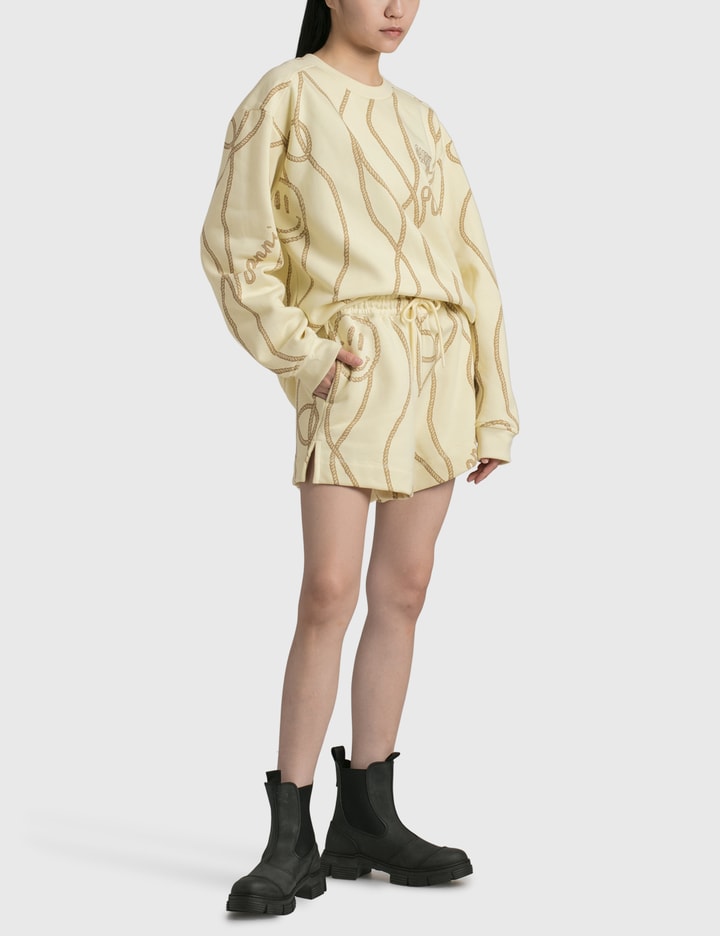 Ganni - Rope Print Sweatshirt | HBX - Globally Curated Fashion and ...