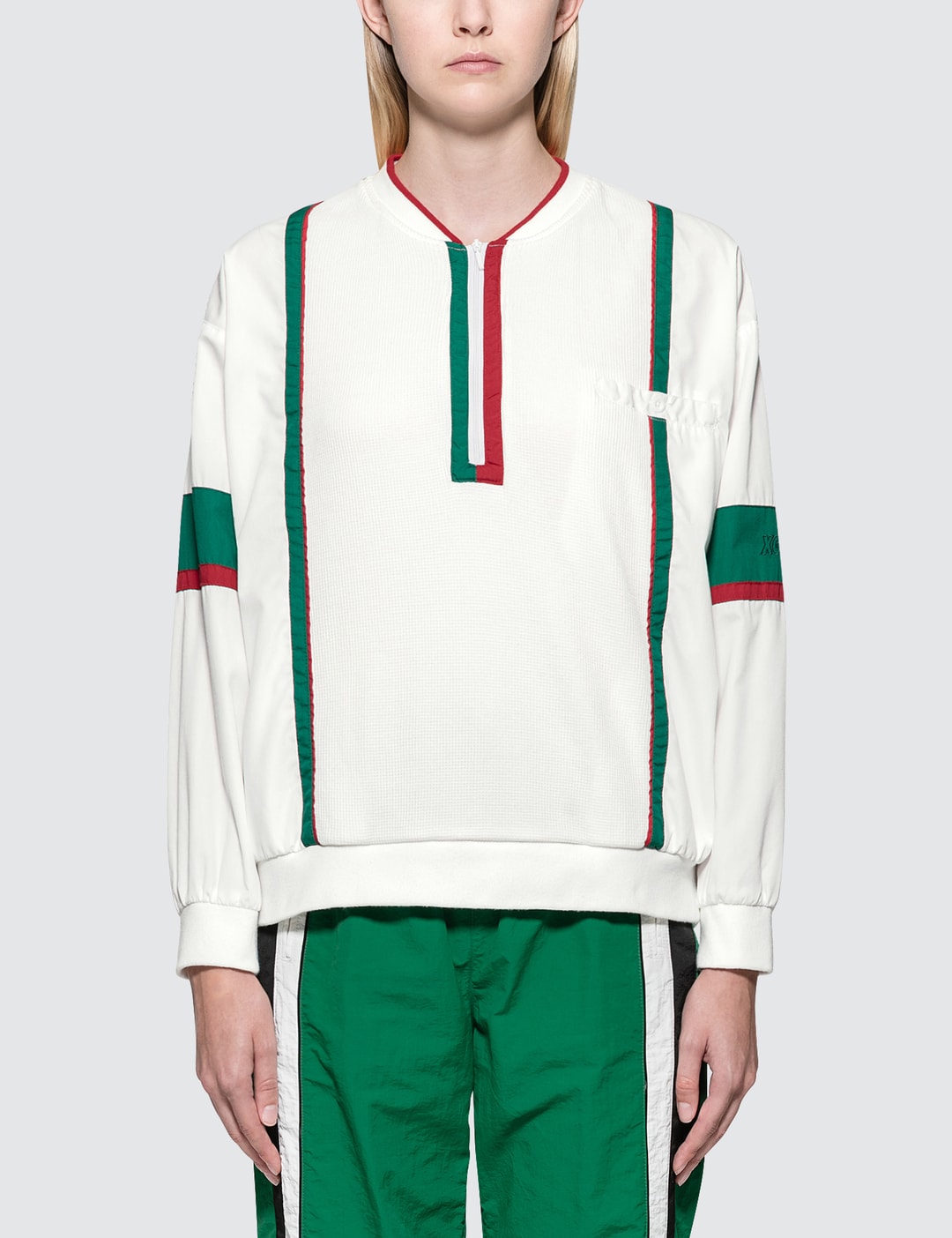 X-Girl - Half Zip Pullover Shirt | HBX