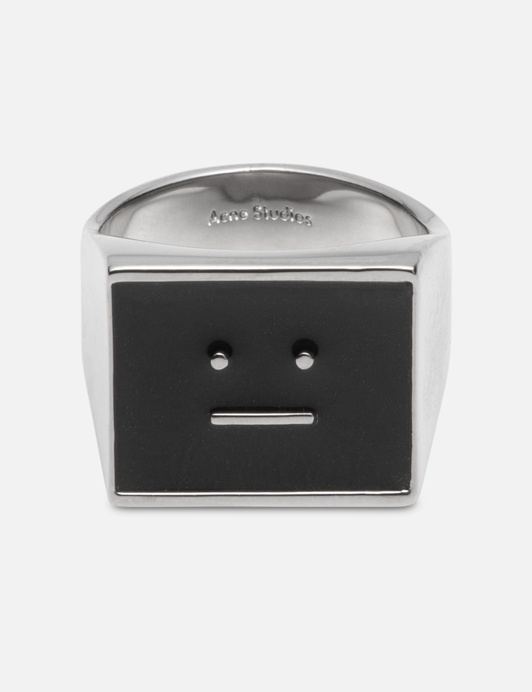 Acne Studios - Face Logo Mood Ring | HBX - Globally Curated Fashion and ...