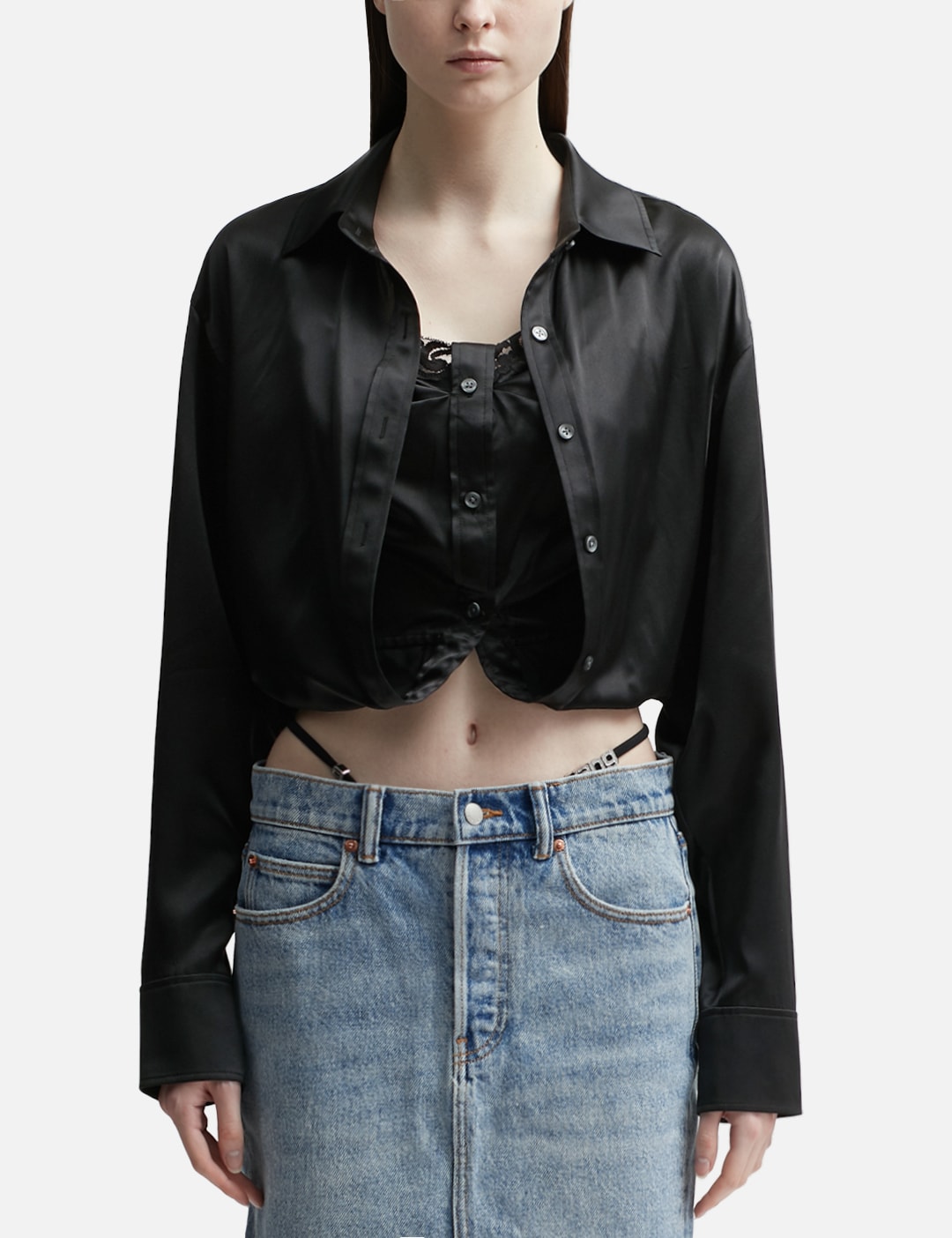T By Alexander Wang - Layered Button Down Shirt | HBX