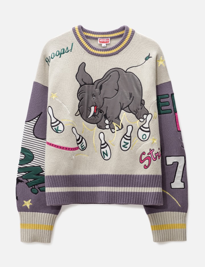 Kenzo - 'Bowling Elephant' Merino Wool Jumper | HBX