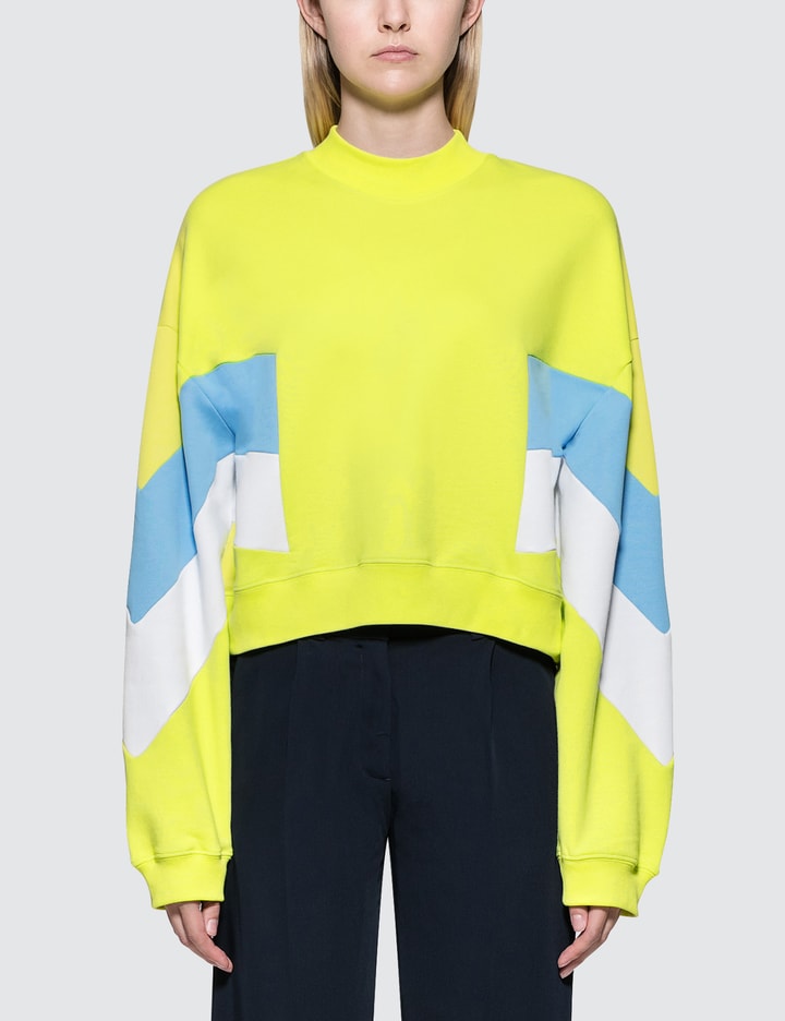 MSGM - Sport Intarsia Sweatshirt | HBX - Globally Curated Fashion and ...