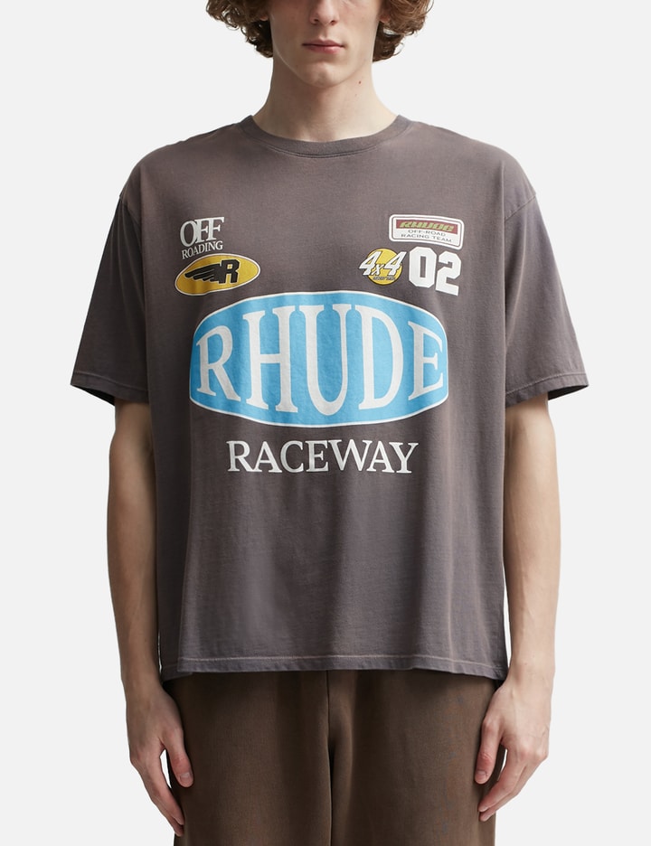 Rhude - RACEWAY T-SHIRT | HBX - Globally Curated Fashion and Lifestyle ...