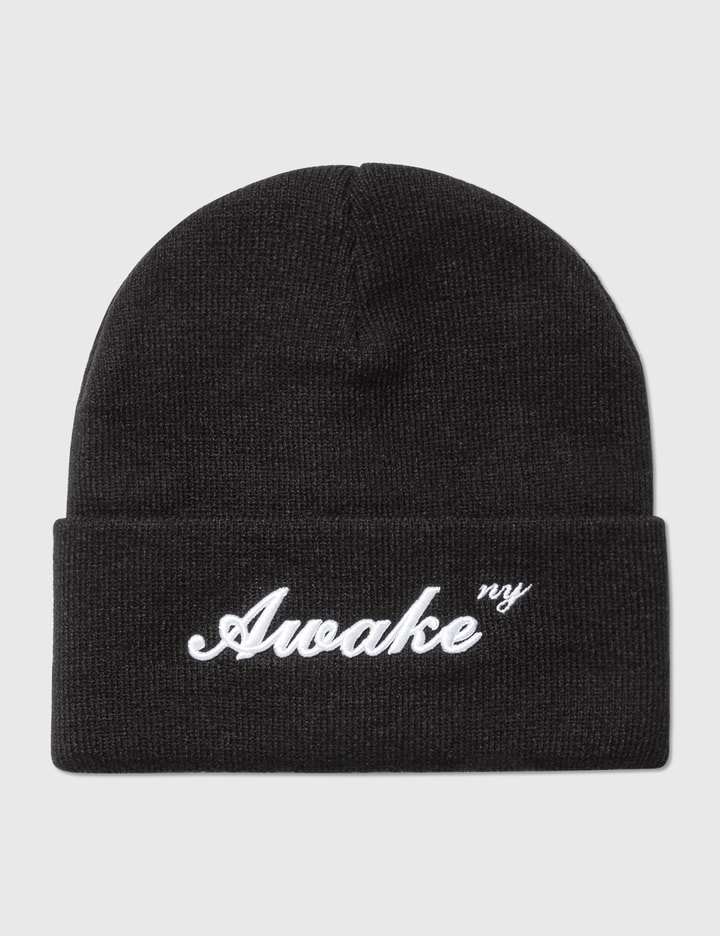 Awake NY - AWAKE SCRIPT LOGO BEANIE | HBX - Globally Curated Fashion and Lifestyle by Hypebeast