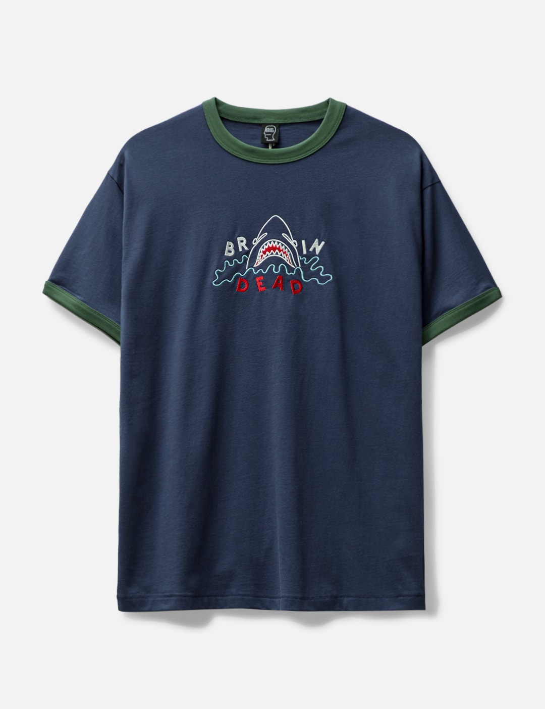 Brain Dead - SHARK ATTACK RINGER T-SHIRT | HBX - Globally Curated ...