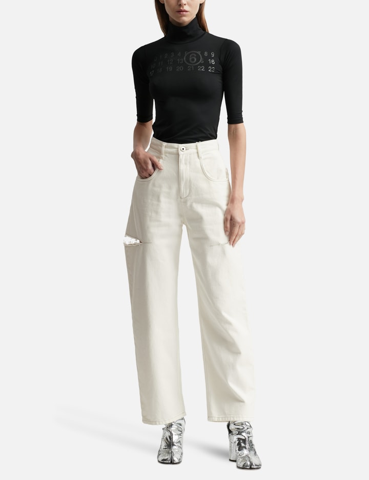 Maison Margiela - Denim Jeans With Slash Details | HBX