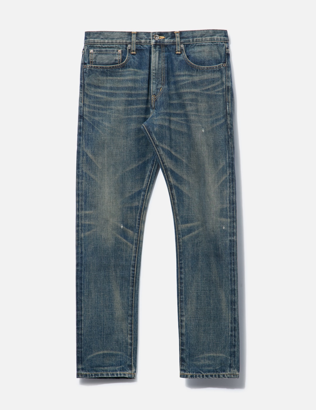 NEIGHBORHOOD - NEIGHBORHOOD WASHED SKINNY DENIM PANTS | HBX - Globally ...