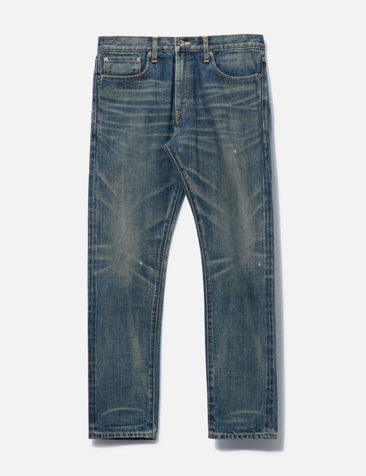 NEIGHBORHOOD - NEIGHBORHOOD WASHED SKINNY DENIM PANTS | HBX - Globally Curated Fashion and ...