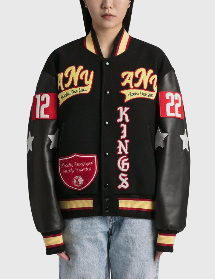 Awake NY - CORAZÓN VARSITY JACKET | HBX - Globally Curated Fashion and ...