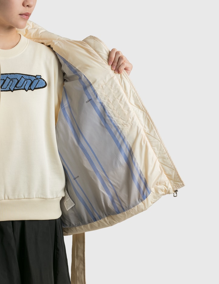 Ganni - OVERSIZED SHINY PUFF VEST | HBX - Globally Curated Fashion and ...