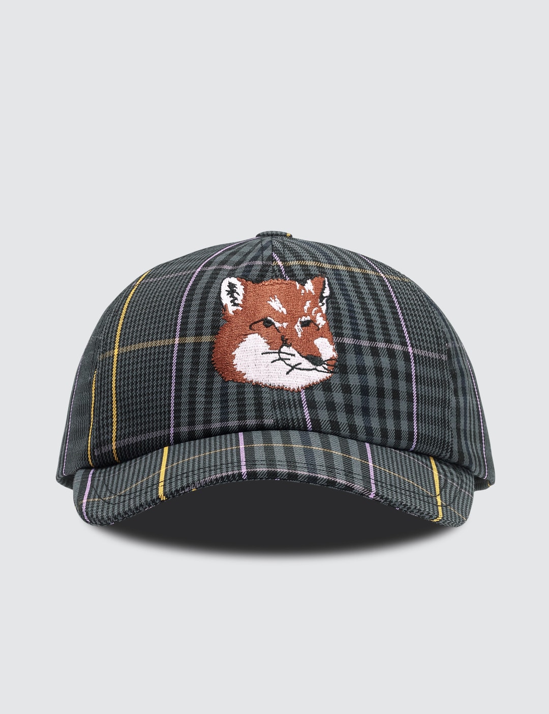 Maison Kitsuné - Fox Head Embroidered Cap | HBX - Globally Curated ...