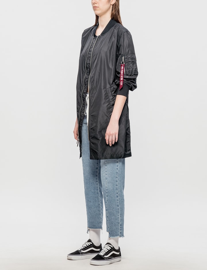 Alpha Industries - W MA-1 Long Jacket | HBX - Globally Curated Fashion ...