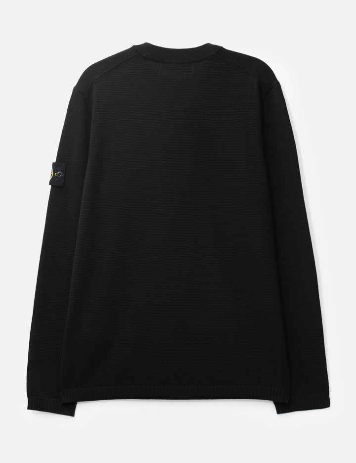 Stone Island Micro Stitch Soft Organic Cotton Jumper - Loose-fit black ...