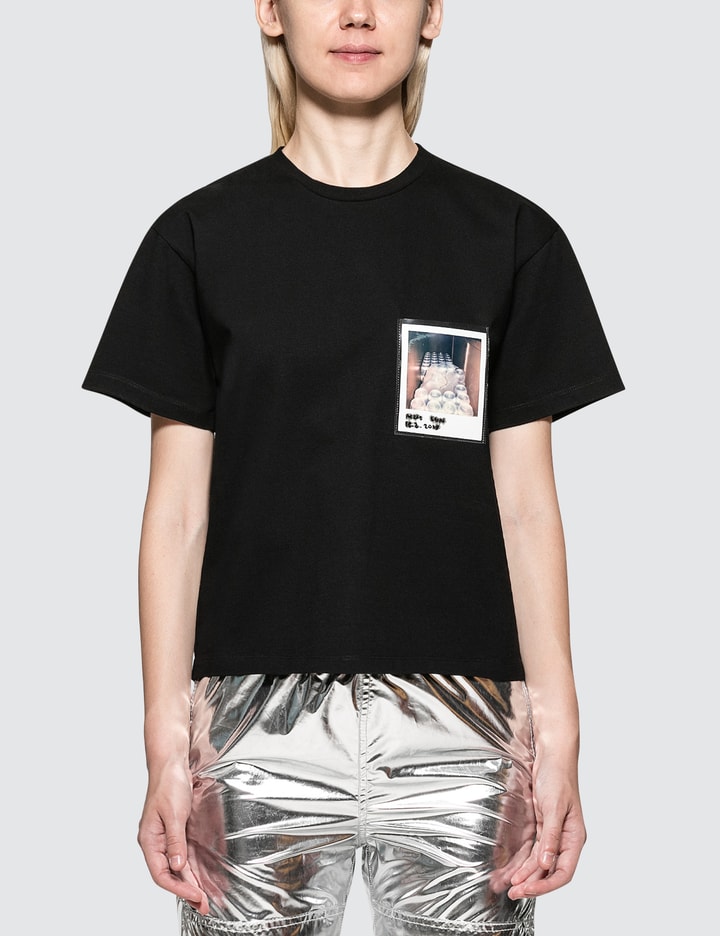 MM6 Maison Margiela - Patch Pocket Short Sleeve T-shirt With Studio ...